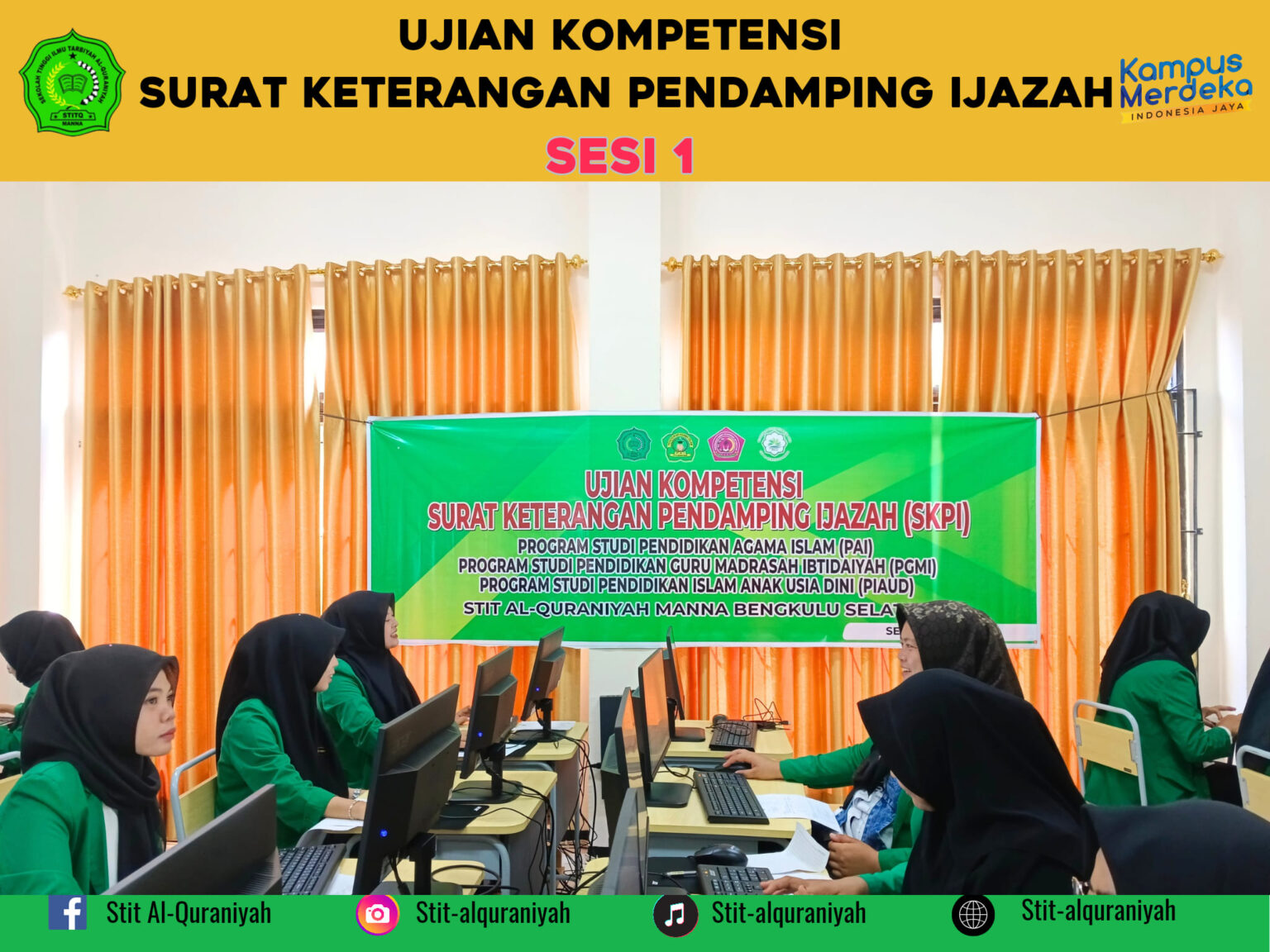 Pelaksanaan Ujian Kompetensi Surat Keterangan Pendamping Ijazah (SKPI ...